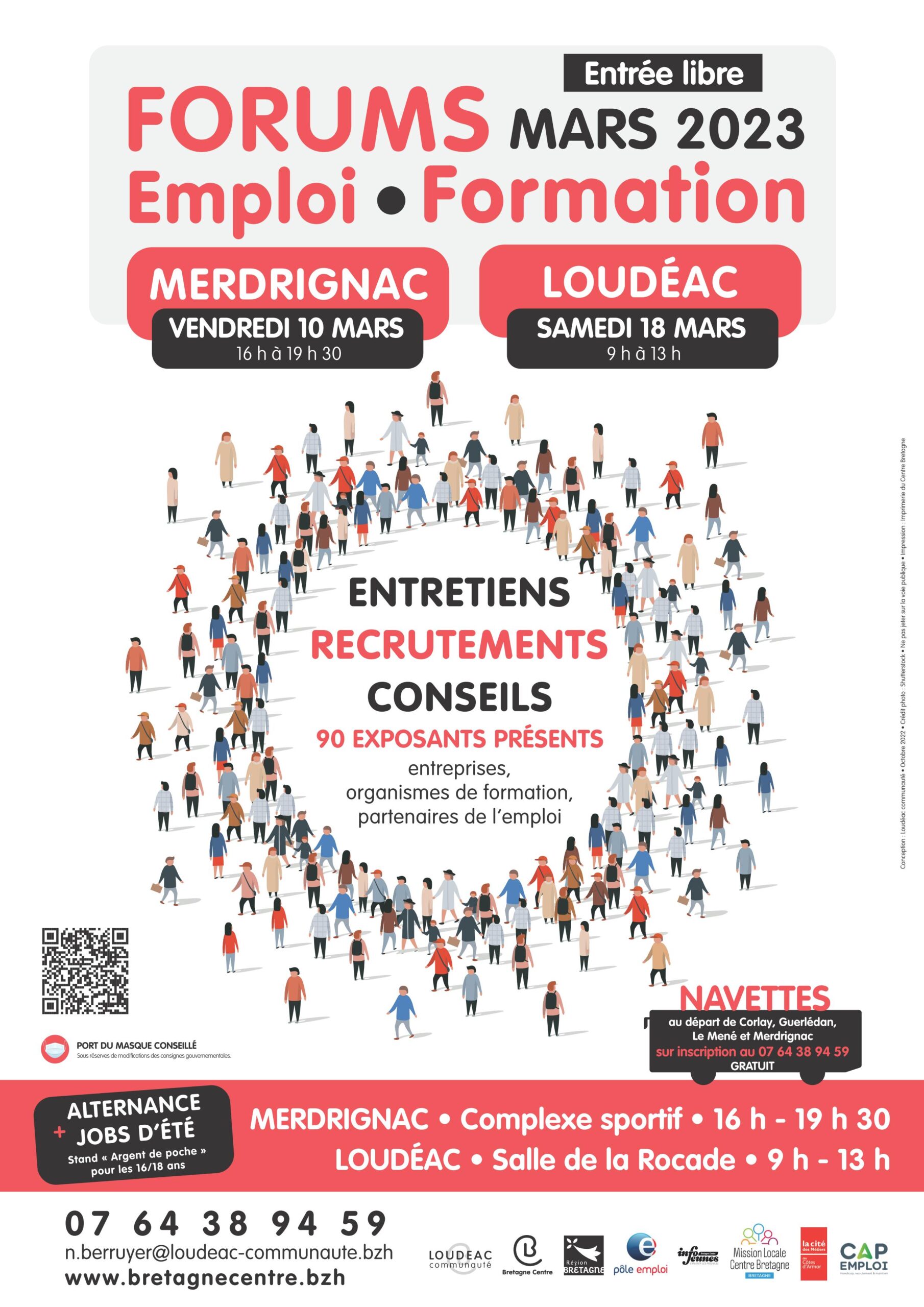 Forums Emploi - Formation - MAIRIE DE GUERLEDAN